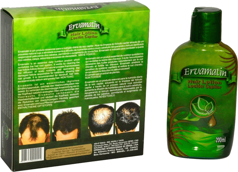Ervamatin Hair Lotion 2 bottles / 200 ml each bottle – Amazonas Natural ...
